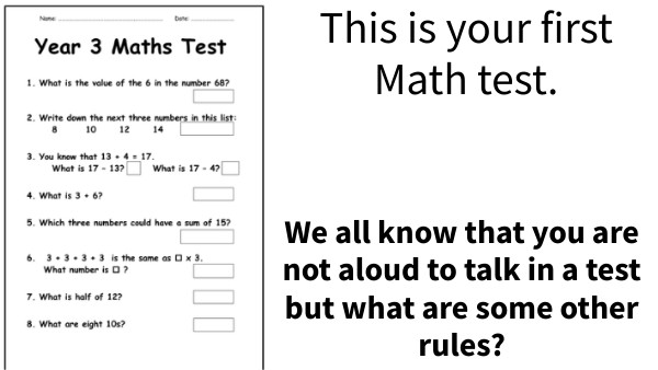 Year 3 Math Test 1