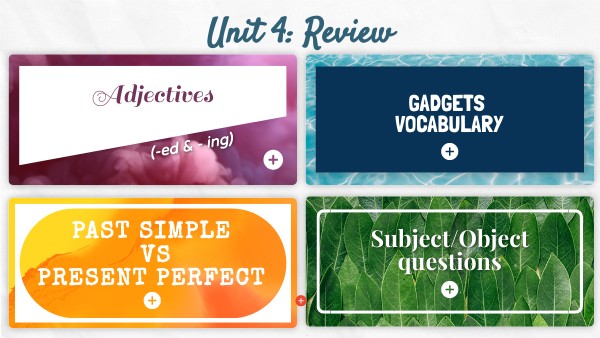 REVIEW UNIT 4 (9TH GRADE)