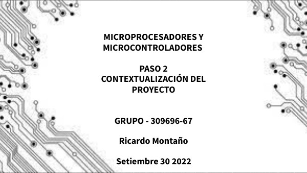 Microprocesadores y Microcontroladores. | Genially