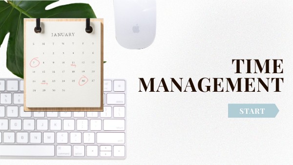 TIME MANAGEMENT | Genially