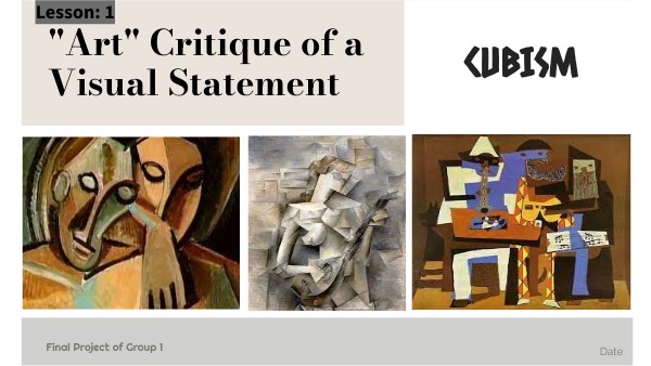 ART CRITIQUE OF A VISUAL STATEMENT
