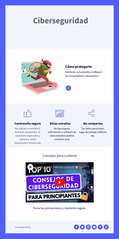 INFOGRAFÍA CIBERSEGURIDAD | Genially