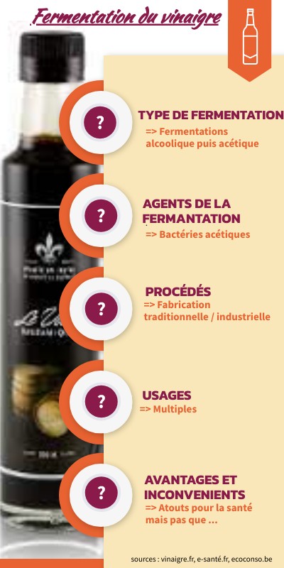 INFOGRAPHIE FERMENTATION VINAIGRE