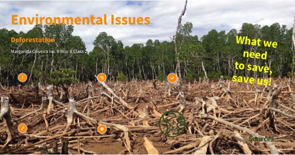 Year 8| Class 2| No. 9|Environmental Issues| Deforastation | Genially