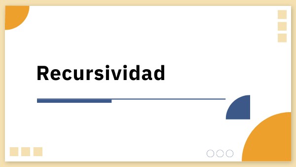 Presentación Recursividad | Genially