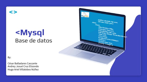 Mysql Proyecto Final 2022 | Genially