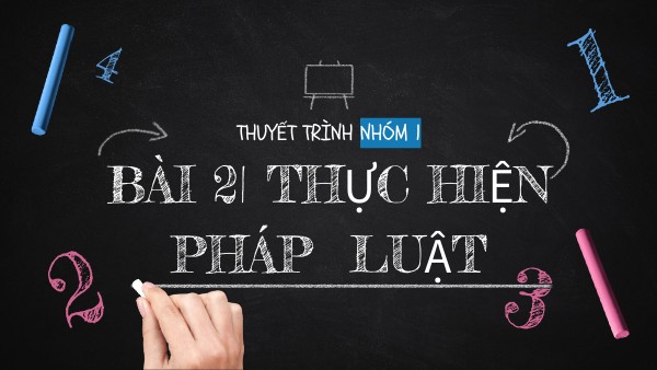 CHALK & BLACKBOARD PRESENTATION