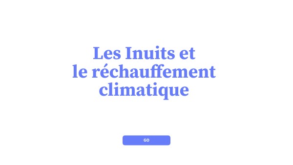 Inuits et réchauffement climatique