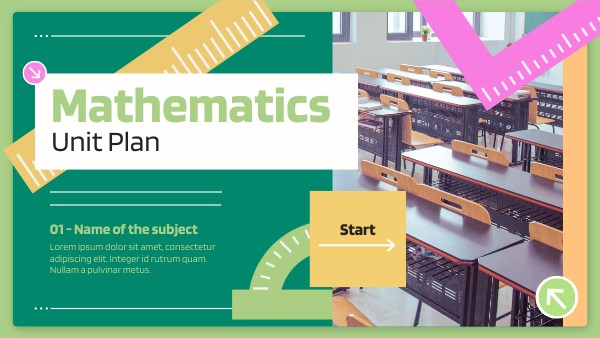 MATHEMATICS UNIT PLAN