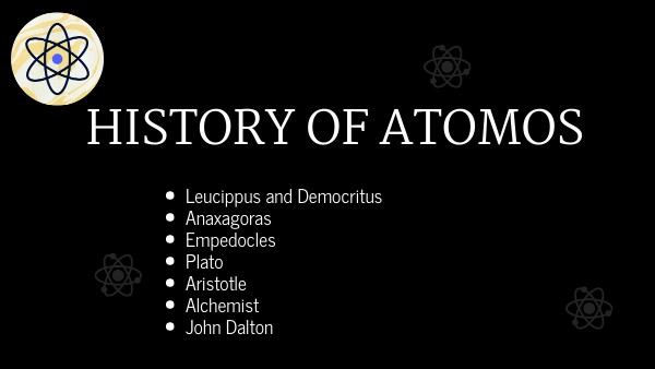 HISTORY OF ATOMOS | Genially