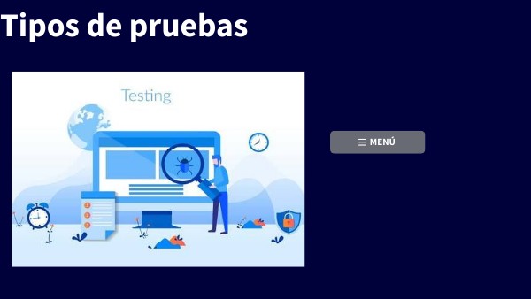 tipos de pruebas