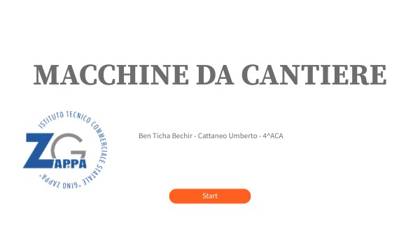 LE MACCHINE DA CANTIERE Ben Ticha e Cattaneo | Genially