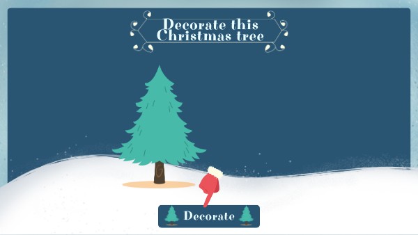 Decorate the christmas tree | Genially