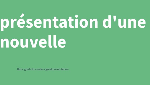 Copie - BASIC DARK PRESENTATION