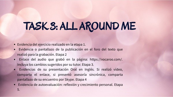 Task 3: All around me | Genially