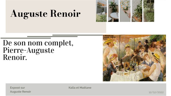 auguste renoir | Genially