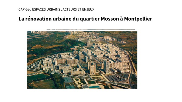 QUARTIER MOSSON