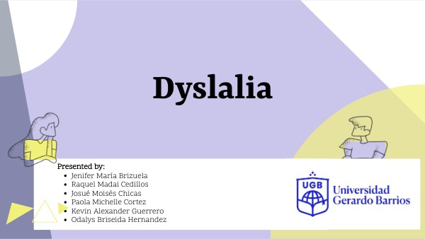 Dyslalia | Genially