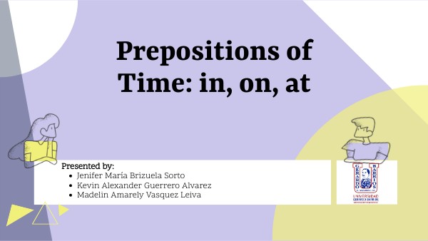 Prepositions of Time | Genially