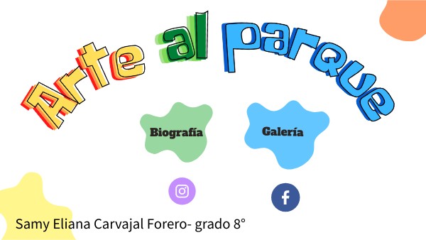 Arte al parque | Genially