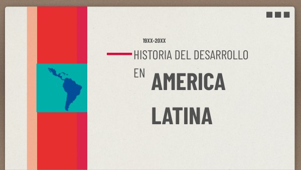DESARROLLO EN AMERICA LATINA