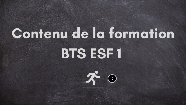 Escape Game contenu de la formation bts esf 1 | Genially