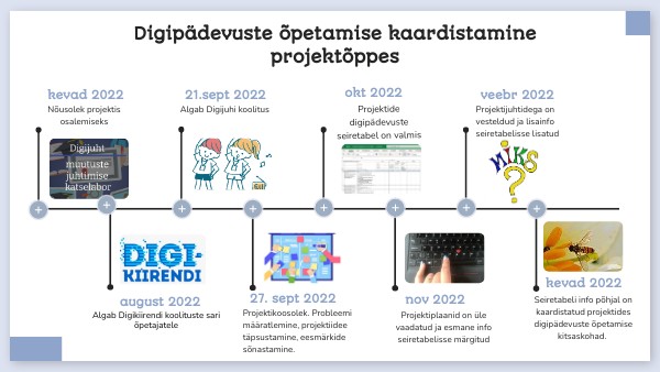 Digijuht arendusprojekti ajajoon