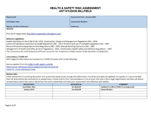 25 RA General Art Studio