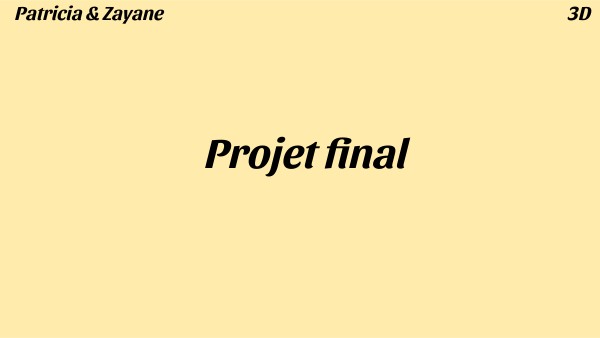 Techno projet final | Genially