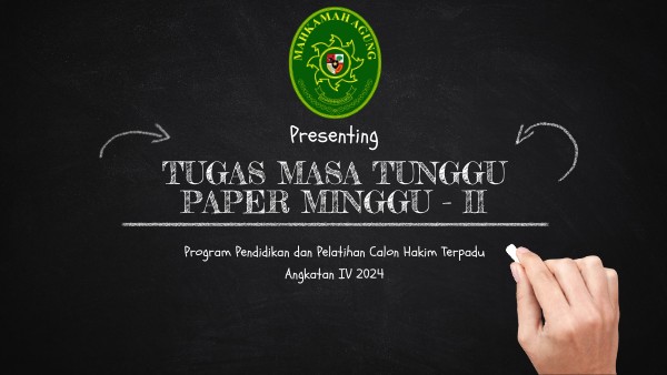 PRESENTASI MINGGU KE-II | Genially