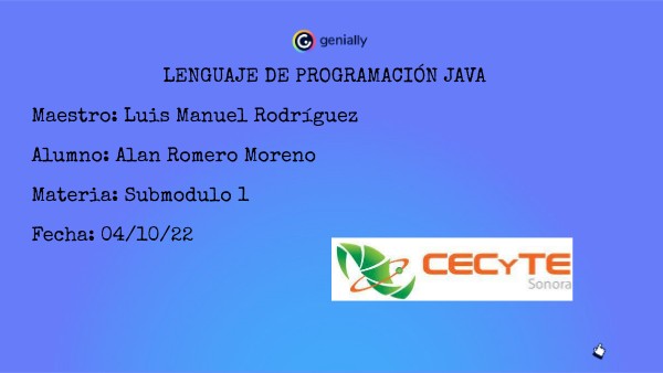 Lenguajes de la programación java | Genially