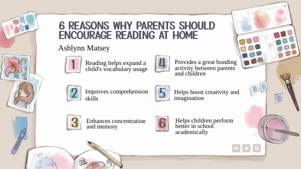 6 reasons why parents should encourage reading at home