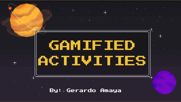 UNIVERSO PIXEL GAMIFIED ACTIVITIES