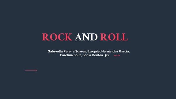 ROCK AND ROLL | Genially