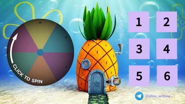 Sponge Bob Wheel Decide | Genially