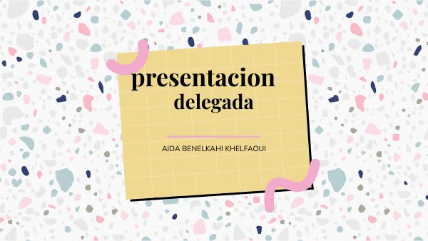 PRESENTACIÓN TERRAZO