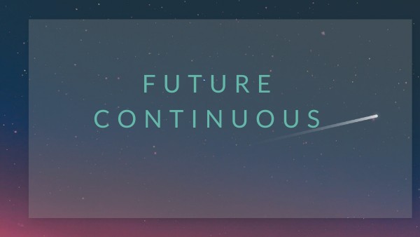 Future Continuous | Genially