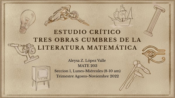 3 OBRAS CUMBRES PRESENTACION