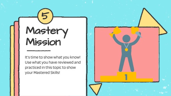 3rd Grade Mastery Mission Landing