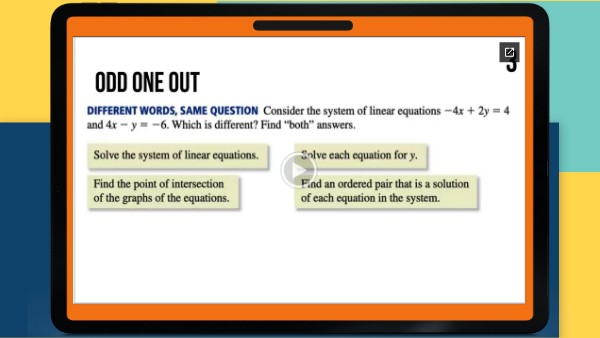 A1B.T7.L3 Odd One Out