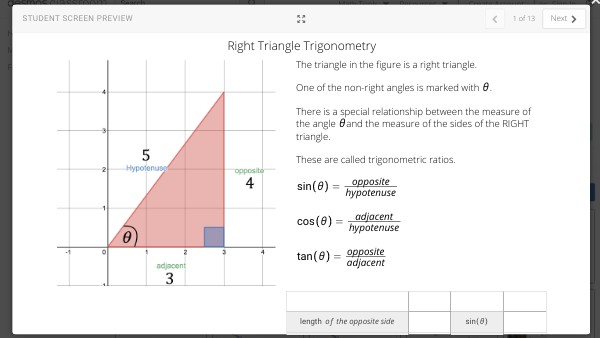 GB.T7 Applying Trig Ratios