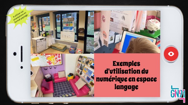 Exemples d'utilisation du numérique en espace langage | Genially