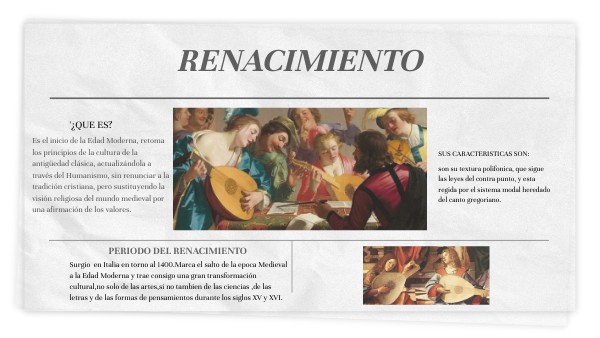RENACIMIENTO MUSICAL | Genially
