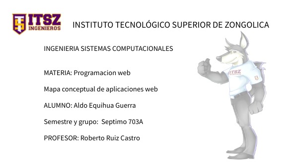 Mapa Conceptual Aplicaciones web | Genially