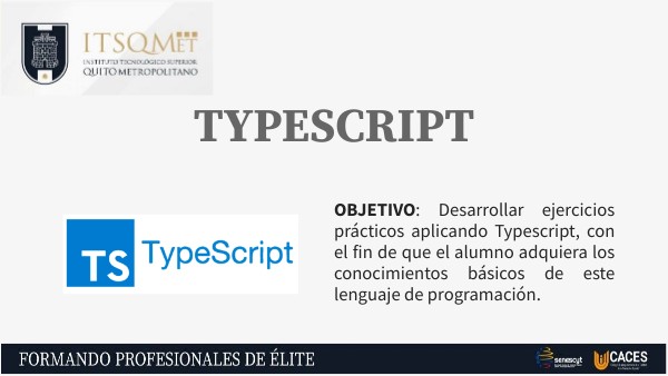 TYPESCRIPT-INTRODUCCION