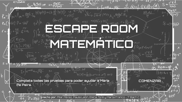 ESCAPE ROOM MATEMÁTICO | Genially