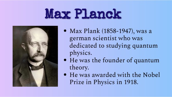 Max Planck | Genially