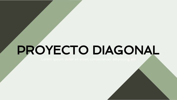 PRESENTACIÓN PROYECTO DIAGONAL