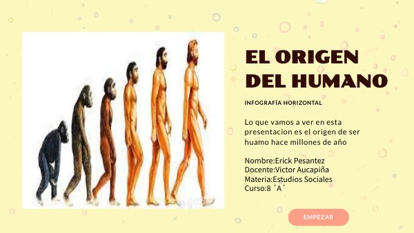 El Origen Del Hombre | Genially