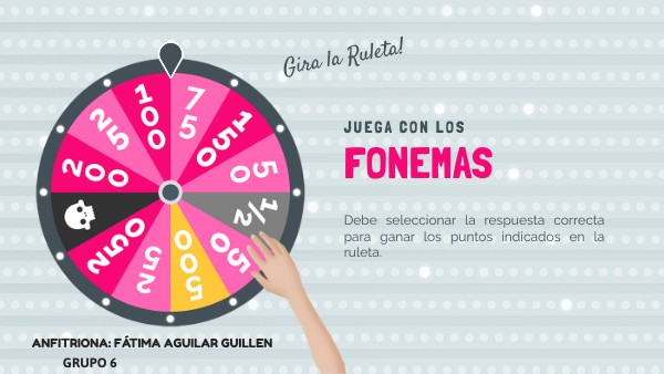 RULETA - FONEMAS | Genially